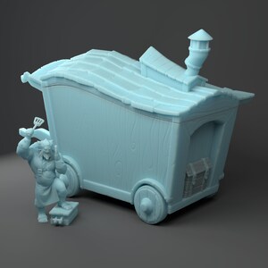 Grub the Firbolg Cook Giant-kin D&D 3D Resin Printed 28mm Miniature ...