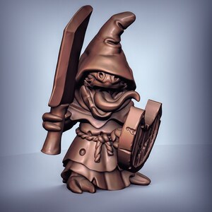 Sword Cave Kobold Lizard Humanoid 28mm or 32mm D&D 3D Resin Printed ...