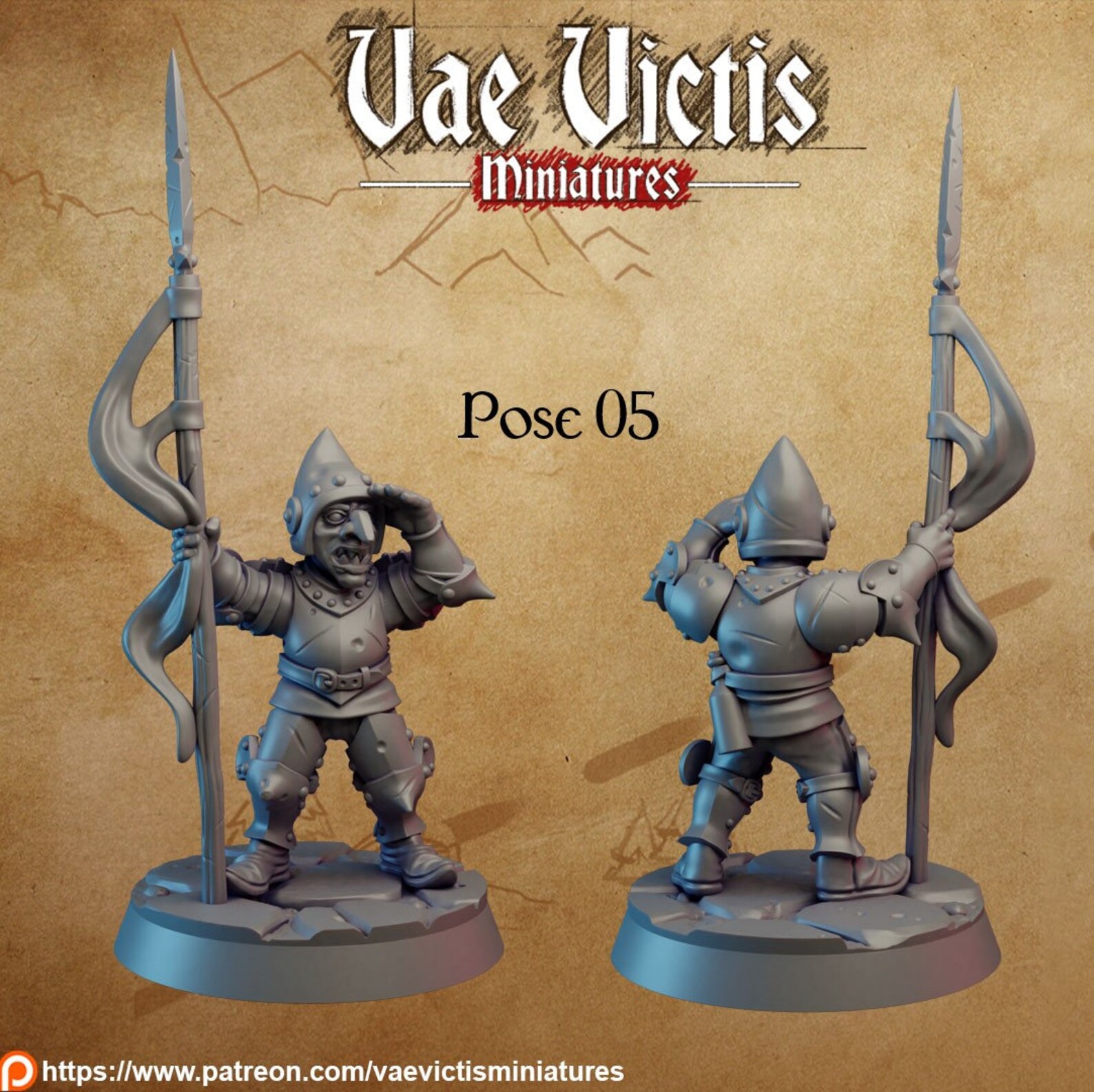 Goblin Militia Soldier Minis 28mm 32mm D&D Resin Miniature - Etsy