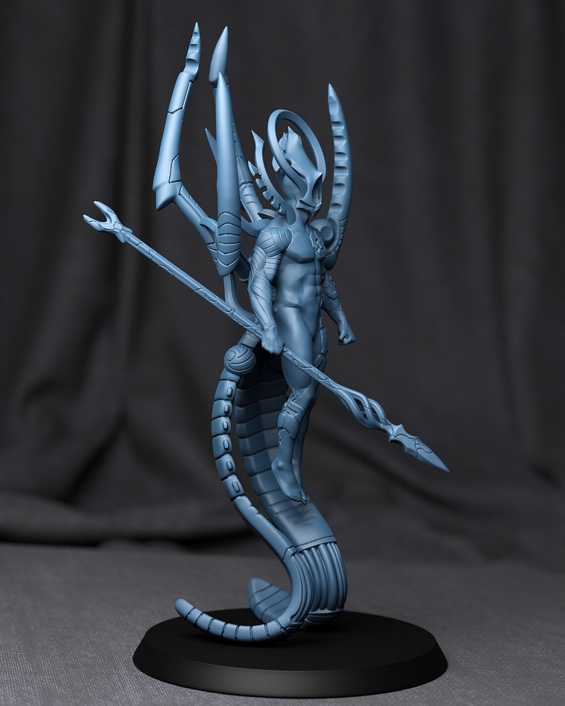 The Void Dragon 75mm Scale Resin Statue Dungeons and Dragons Pathfinder ...