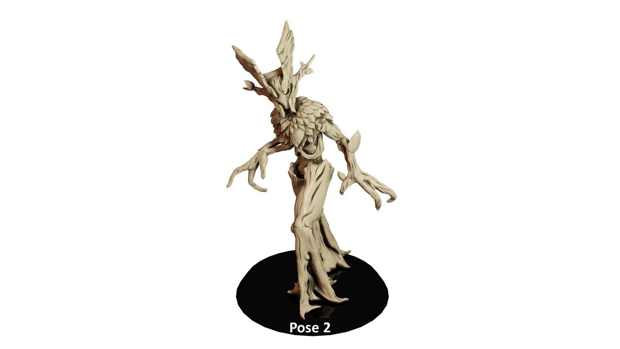 Forest Treant 28mm / 32mm D&D 3D Resin Printed Miniature Dungeons and ...