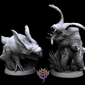 Cottontail Menace Rabbit Monster WTF is THAT Mini Resin Miniatures D&D ...