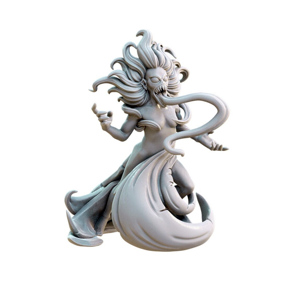 Banshee Undead D&D Mini Resin 28mm or 32mm Miniature Dungeons and ...