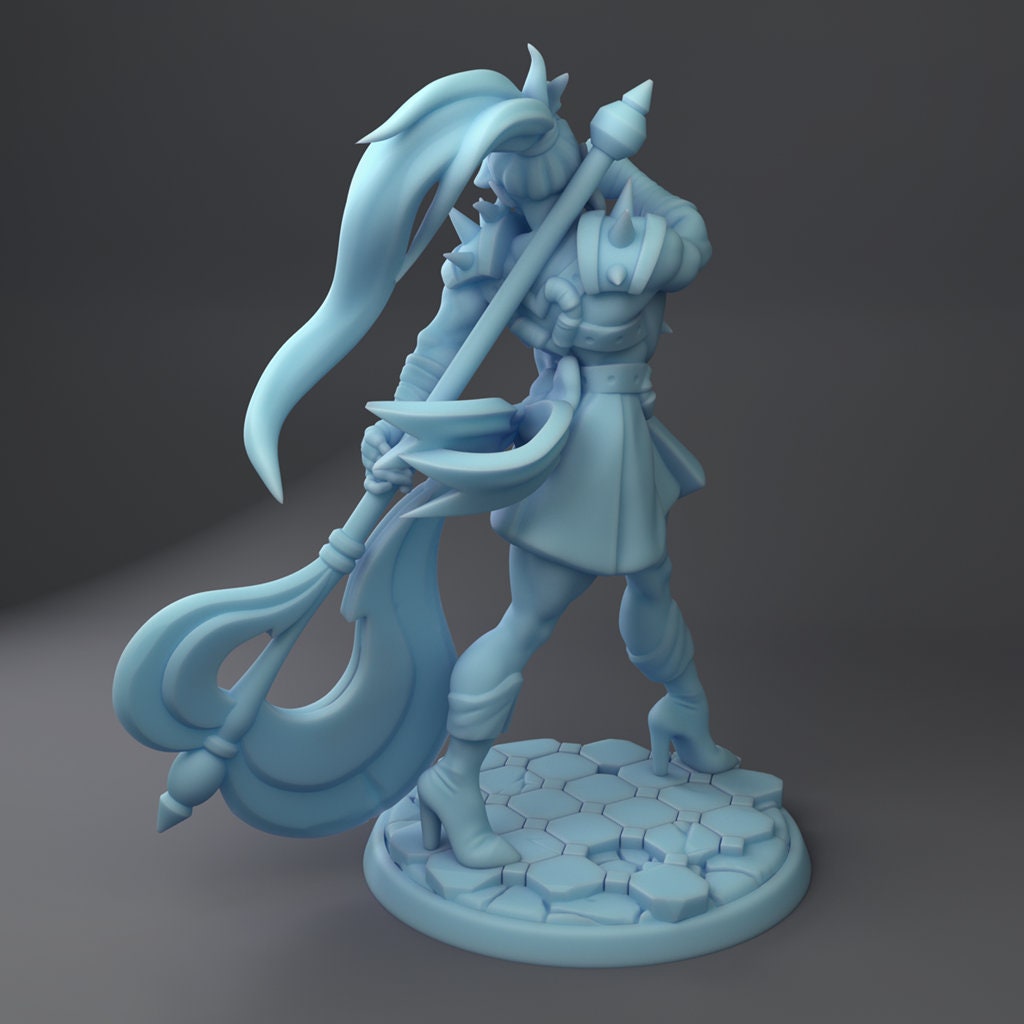 Magical Orc Girl Magical Girl Set D&D Resin 28mm 32mm - Etsy