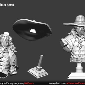 Phantom Hunter Bust Resin Minis D&D Dungeons and Dragons Pathfinder Dnd ...
