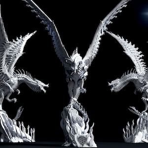 Inconel Dragon Construct 28mm 32mm D&D Resin Miniature Dungeons and ...