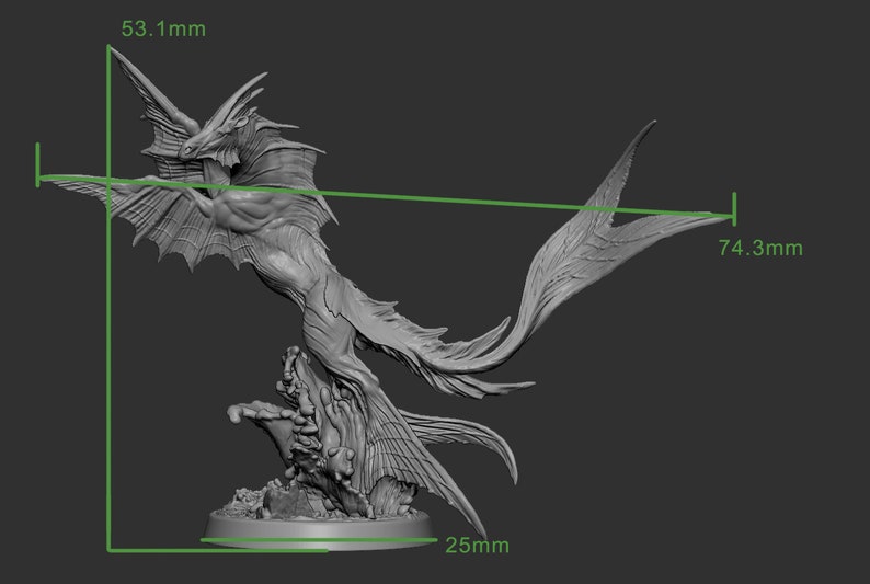 Hippocampus Large Amphibious Creature 3D Resin Print Miniature - Etsy