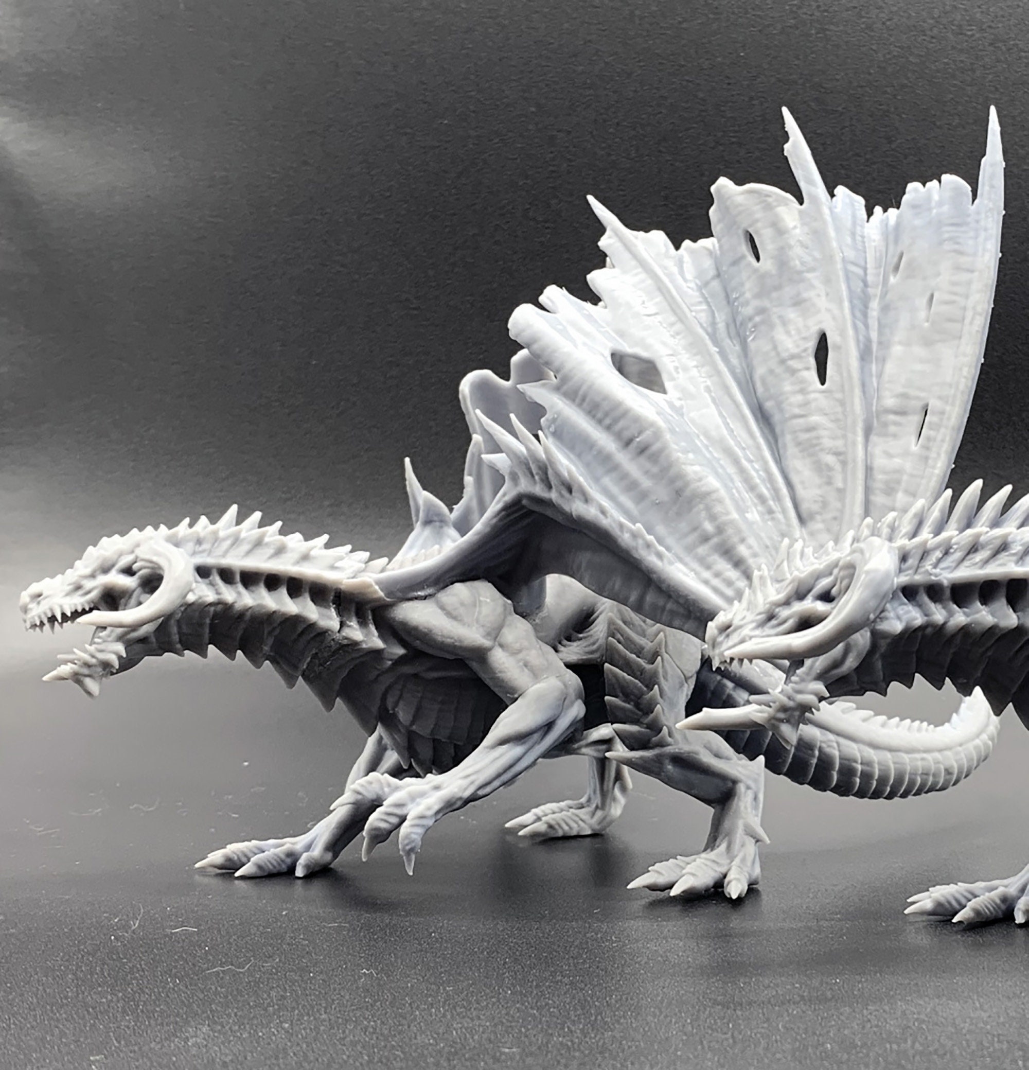 Black Dragon Huge 3D Resin Printed Miniatures - Dungeons and Dragons ...