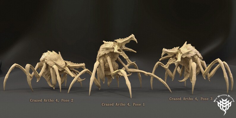 Crazed Arthropod Resin Miniatures - Dungeons and Dragons, Pathfinder ...