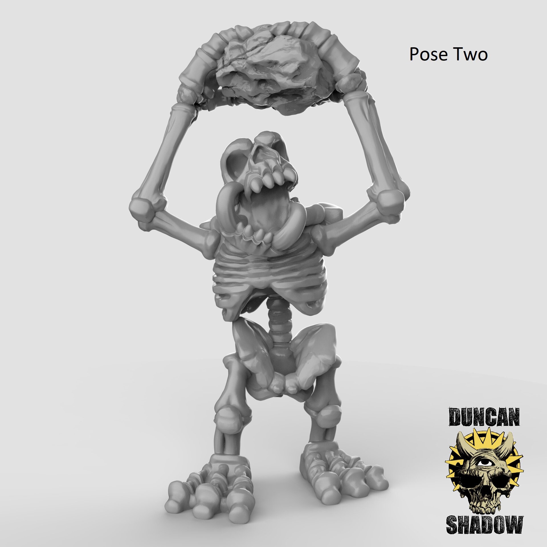 Undead Skeleton Rock Trolls Monster Minis 28mm Resin Miniatures ...
