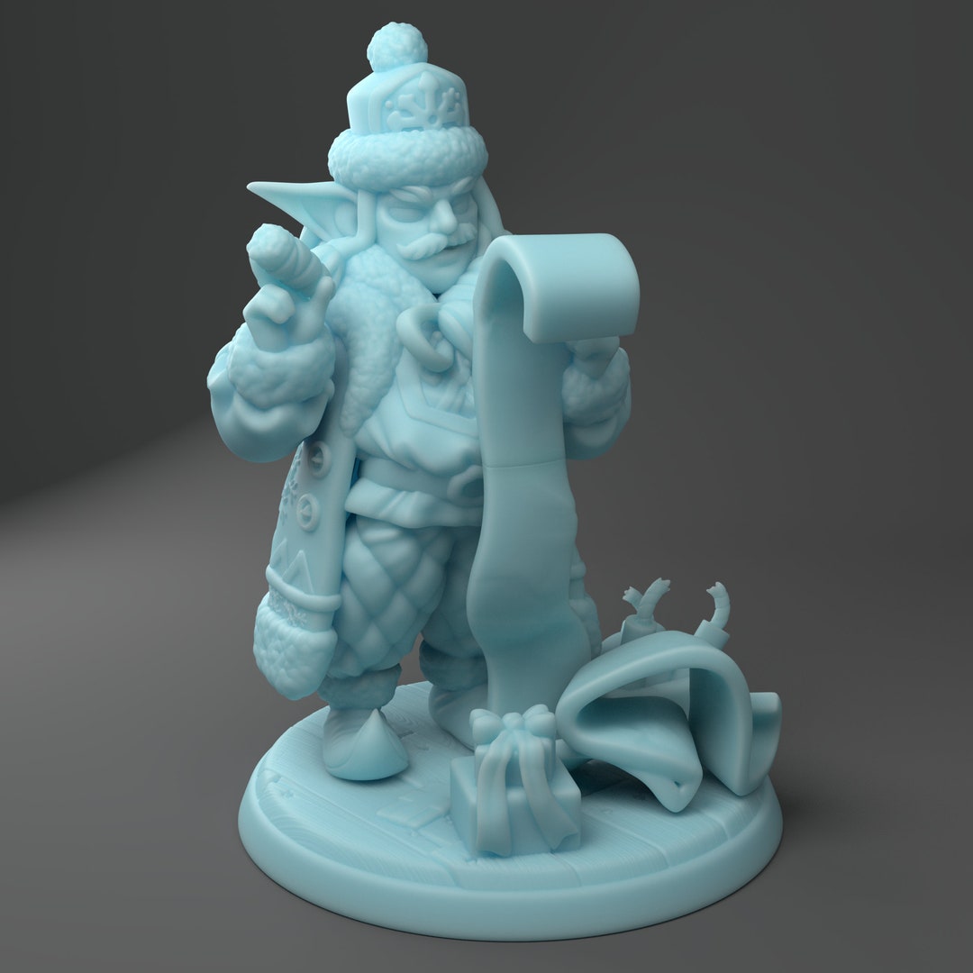 Mr. Gobbs Santa Goblin Christmas D&D Resin 28mm or 32mm Miniature ...