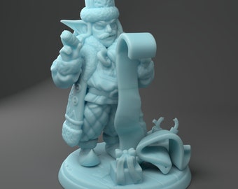 Dnd Santa Miniature - Etsy
