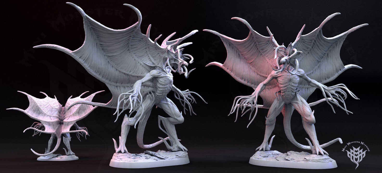 Illithid Cthulu Brainstealer Mind Flayer Dragon Gargantuan 28mm ...