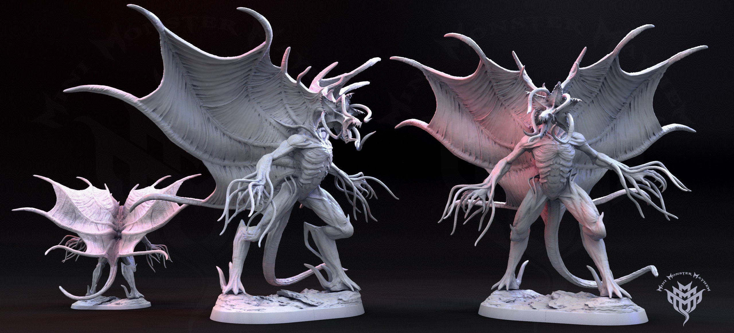 Illithid Cthulu Brainstealer Mind Flayer Dragon Gargantuan 28mm ...