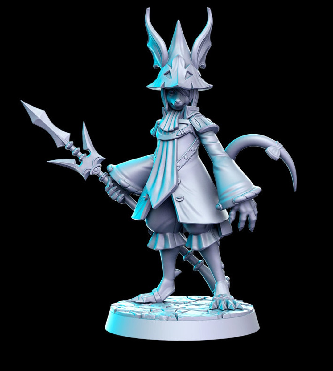 Thalil Dragoon Warrior 3D D&D Resin Printed 32mm/28mm Miniature ...