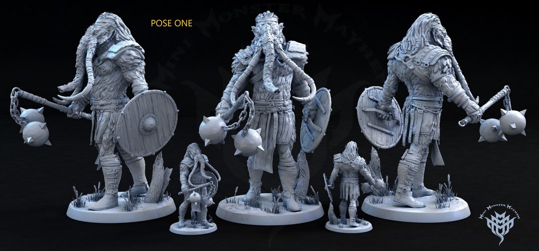 Giant Mammothodon 28mm Loxodon Mini Resin Miniature D&D Dungeons and ...