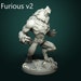 Werewolf Figures 4 Poses 28mm or 32mm Miniatures Dungeons and Dragons ...