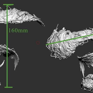 Lightning Storm Mist Dragon Gargantuan/huge Resin Printed D&D Miniature ...