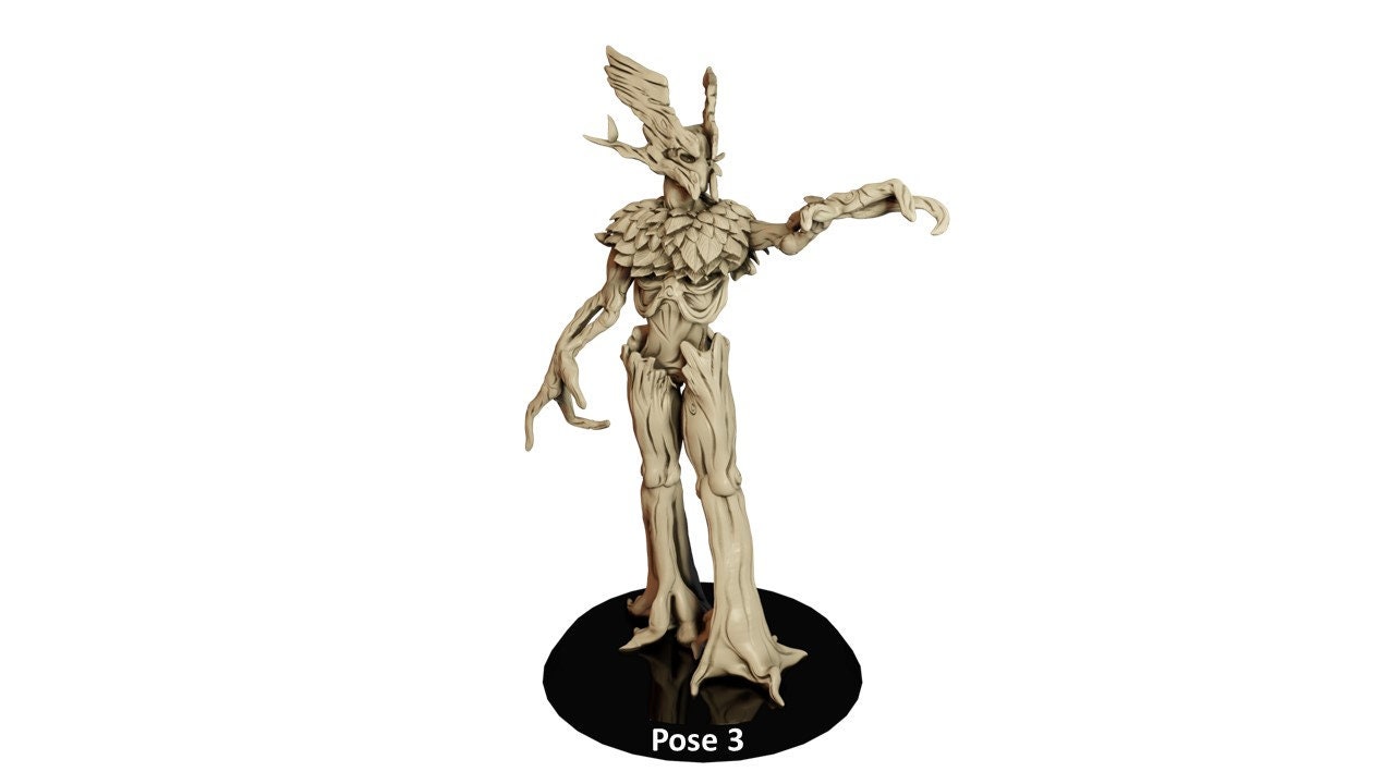 Forest Treant 28mm / 32mm D&D 3D Resin Printed Miniature Dungeons and ...