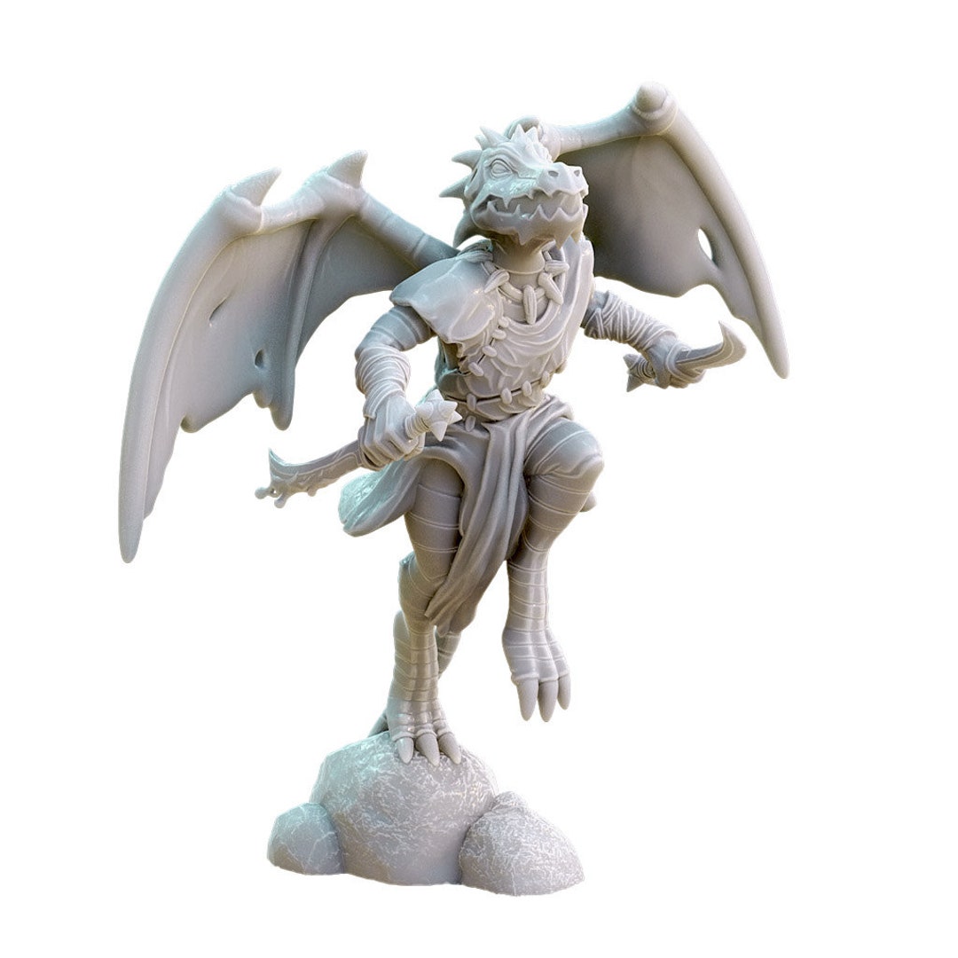 Winged Kobold D&D Mini Resin 28mm or 32mm Miniature Dungeons and ...