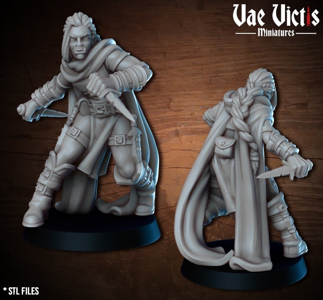 Female Half Orc Pathfinder
