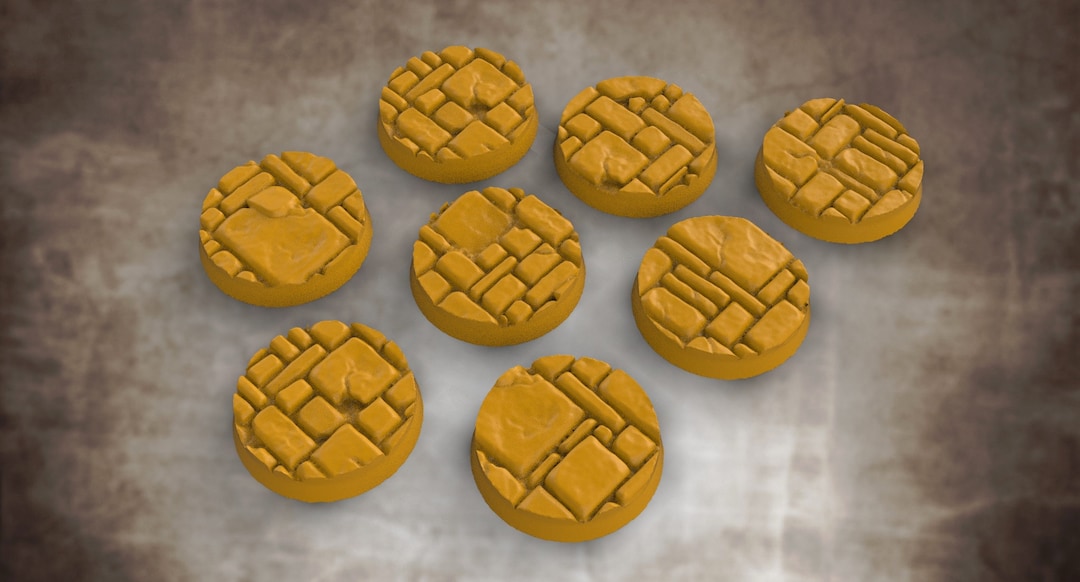 25mm Flagstone Bases - Dungeons and Dragons, Pathfinder, Tabletop RPG ...