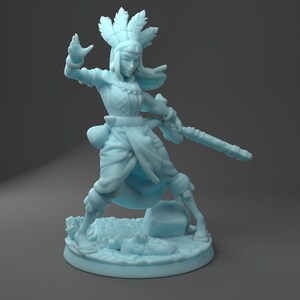 Female Wizards Aztec and Inuit Mini D&D Resin Printed 28mm Miniature ...