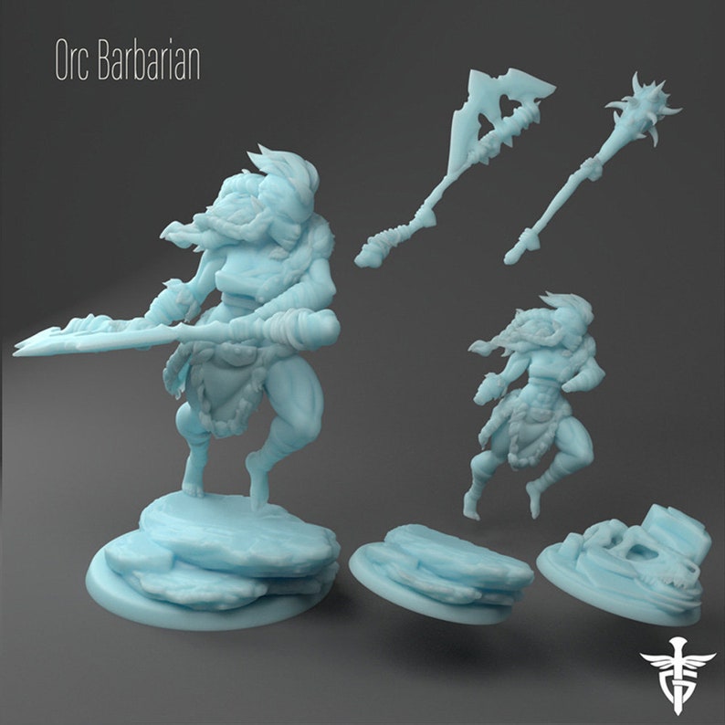 Female Orc / Half-orc Barbarian D&D 3D Resin Printed 28mm | Etsy Female Orc / Half-orc Barbarian D&D 3D Resin Printed 28mm | Etsy