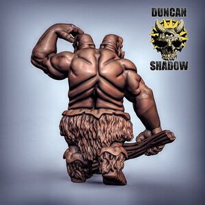 Ettin 2-head Giant D&D 3D Printed Resin Miniature for Dungeons and ...