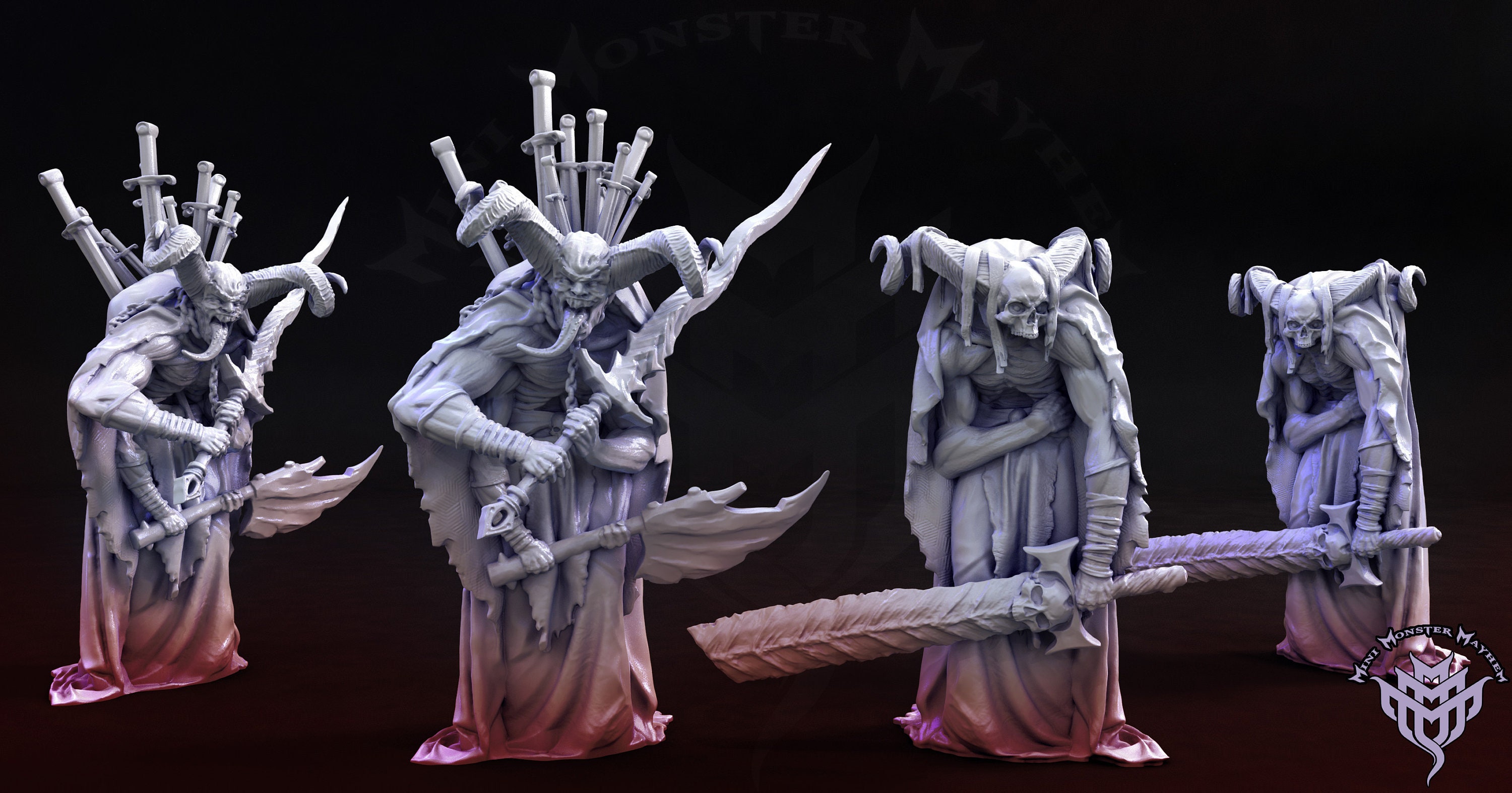 Cursed Monks Ghoulish Corrupted Good D&D 3D Resin Printed 28mm - Etsy