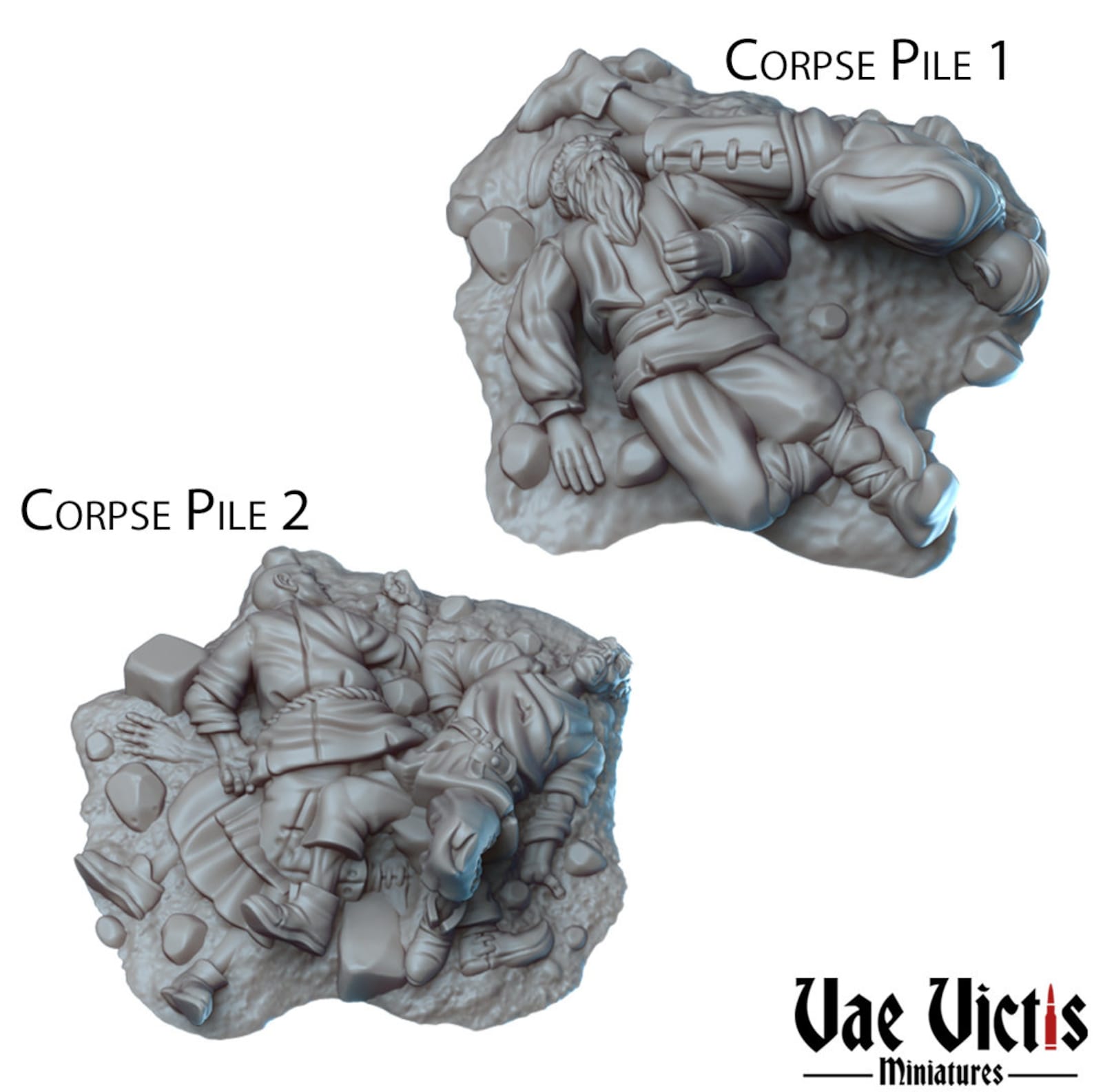 Corpses / Dead Body Scatter 28mm 32mm Resin Print Miniature - Etsy