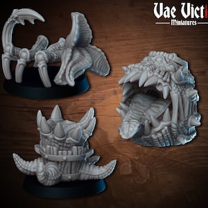 Mimics - Barrel, Mop, and Bucket D&D 3D Resin Print Miniature Dungeons ...