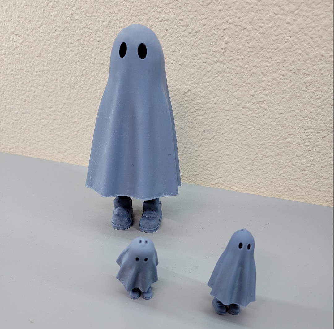 Awesome Halloween Ghost With Feet - Smooth Resin Printed Spooky ...