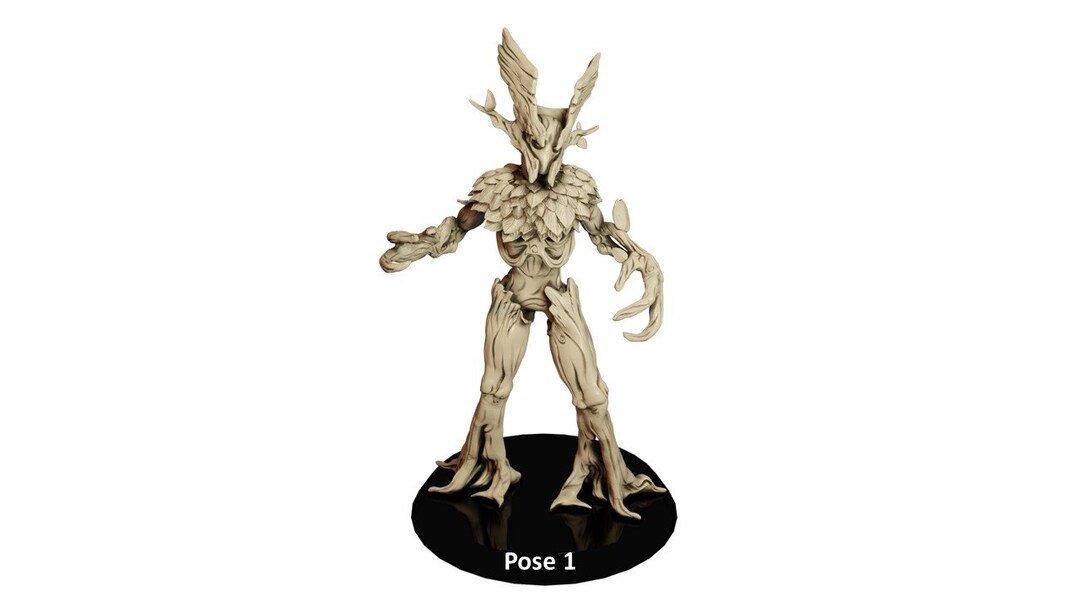 Forest Treant 28mm / 32mm D&D 3D Resin Printed Miniature Dungeons and ...