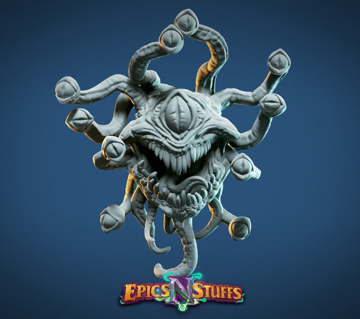 Beholder Eye Tyrant Large Aberration D&D Miniature Dungeons and Dragons ...