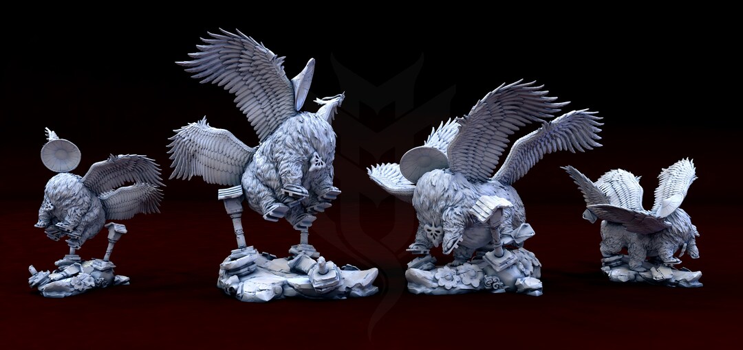 Hundun Dijiang Asian Themed Resin Miniature D&D Dungeons and Dragons ...