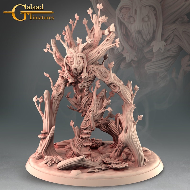 Huge Treant Animated Tree Monster 32mm 28mm Resin Miniature Dungeons ...