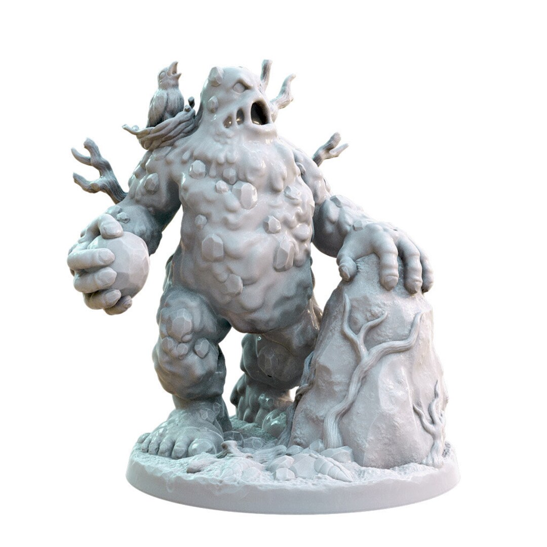 Clay Golem Monster D&D Mini Resin 28mm 32mm Miniature Dungeons and ...