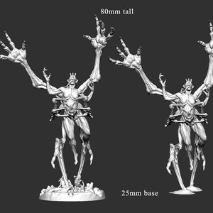 Flayed Aberration Large Nightmare Fuel 28mm 32mm D&D Resin Miniature ...