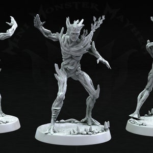 Twig Blight Plant Monster 3D Resin Print 28mm Miniature D&D Dungeons ...