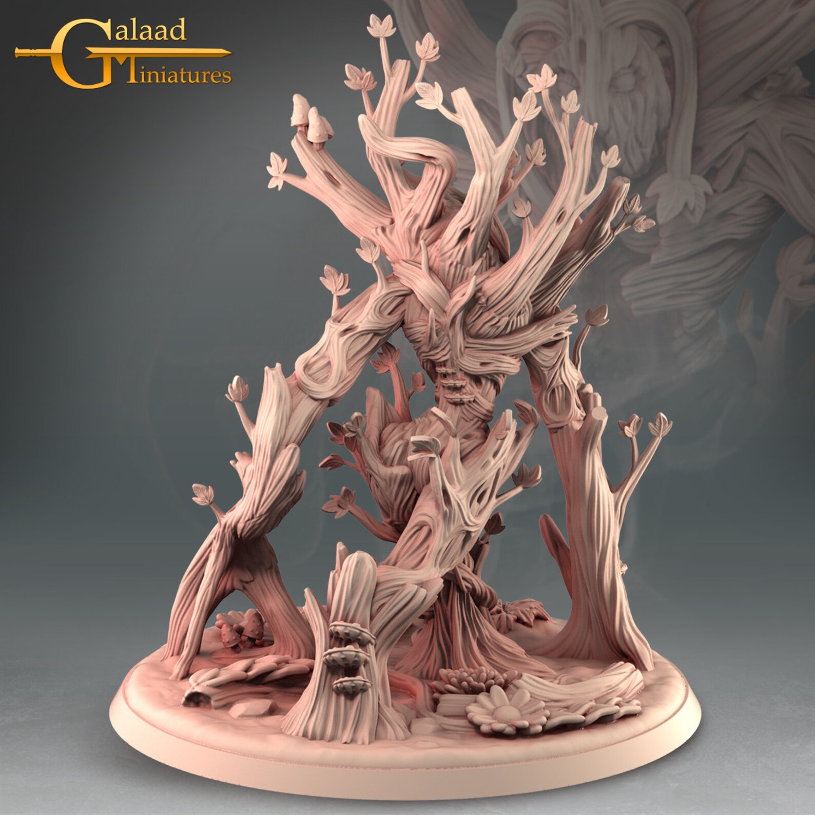Huge Treant Animated Tree Monster 32mm 28mm Resin Miniature Dungeons ...