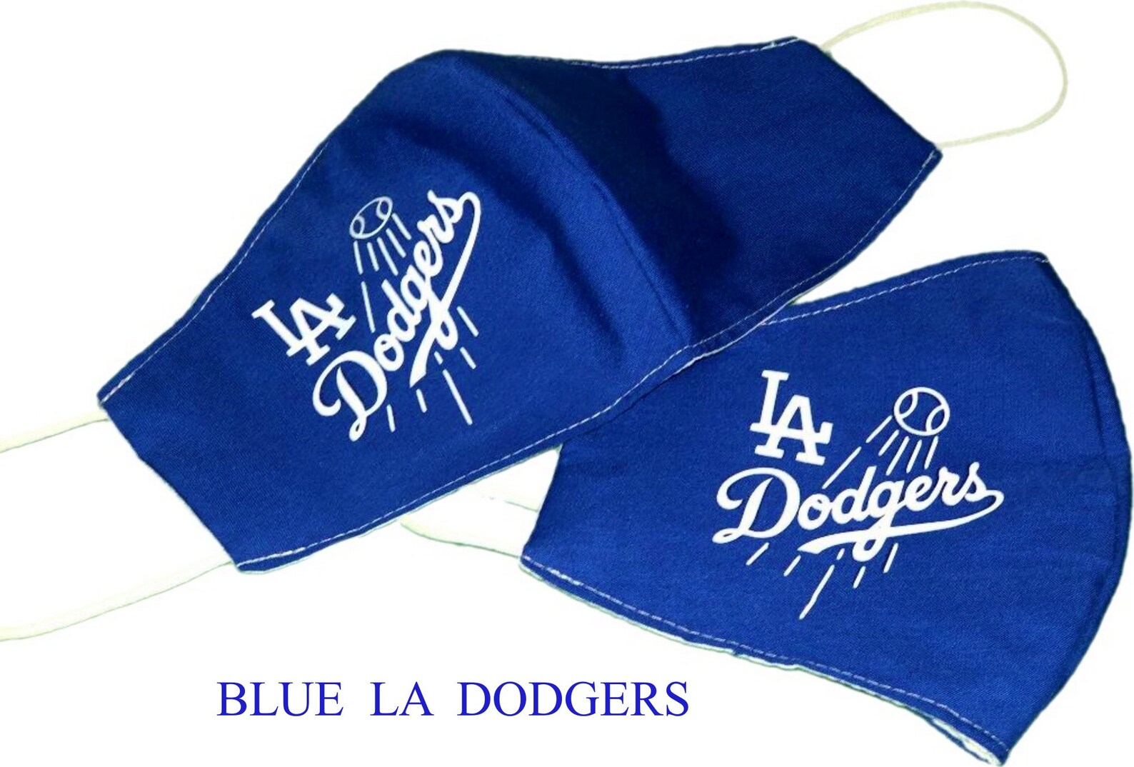 Ready to Ship Los Angeles Dodgers Face Mask MLB Sports Face Mask Blue ...