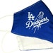 Ready to Ship Los Angeles Dodgers Face Mask MLB Sports Face Mask Blue ...