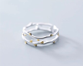 Unique Silver Ring | Etsy