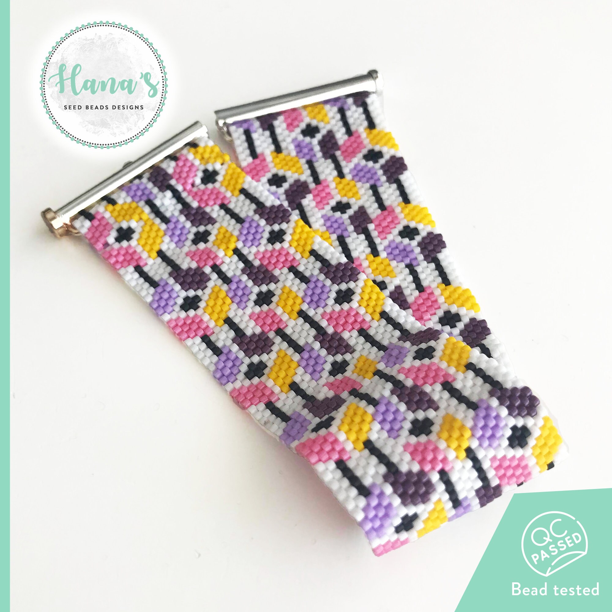 Peyote Stitch Seed Bead PDF Pattern Make Your Own Handmade - Etsy