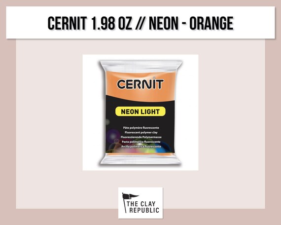 Clay Oven Bake Clay // cernit-neon-orange Neon Orange Cernit Neon ...