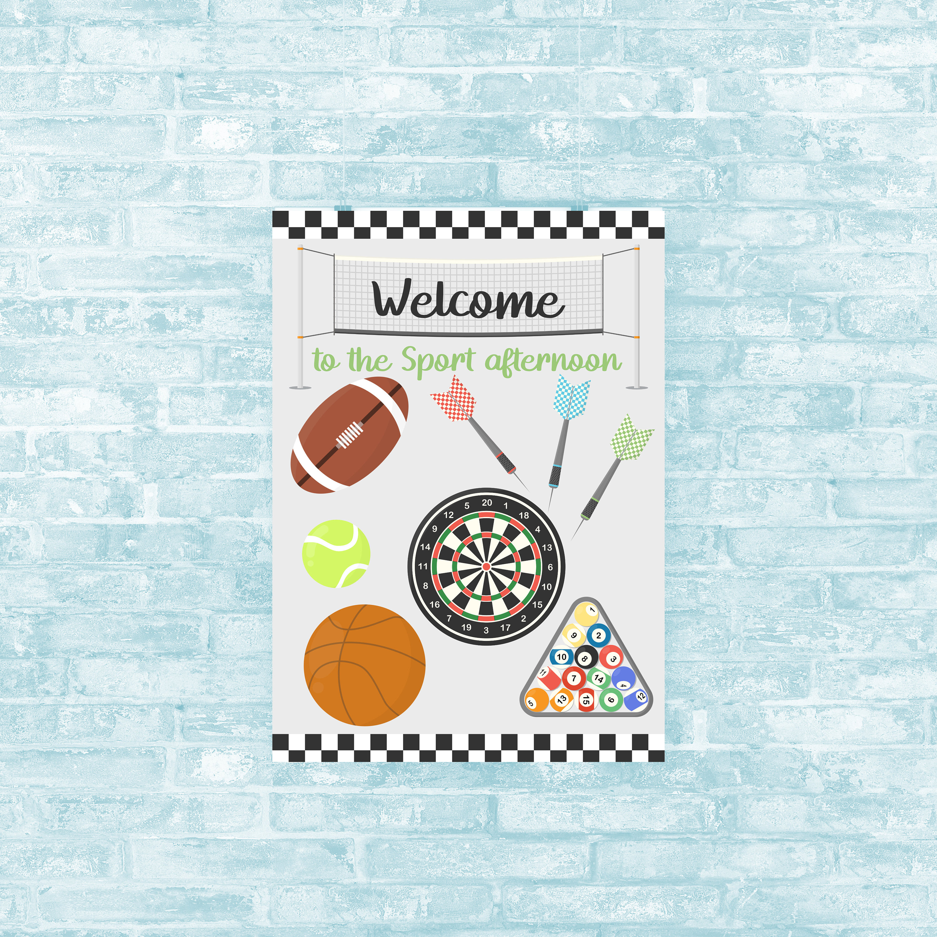 Sport Clipart Set Baseball Tennis Voleyball Image - Etsy