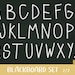 Blackboard Clipart Set - Chalk, Alphabet, Image, Printable, School ...