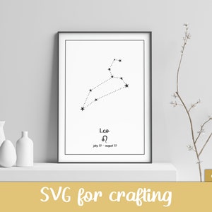 Zodiac Constellation SVG Clipart Set - Stars, Space, Image, Printable ...