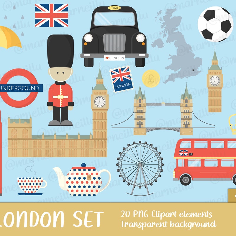 London Bus Clipart - Etsy